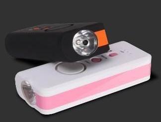 LED Incapacitator Flashlight Siren with Pepper Spray KX-200 - Key Security